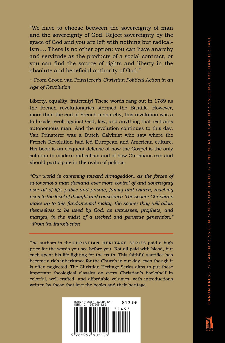 Christian Political Action in an Age of Revolution by Guillaume Groen ...