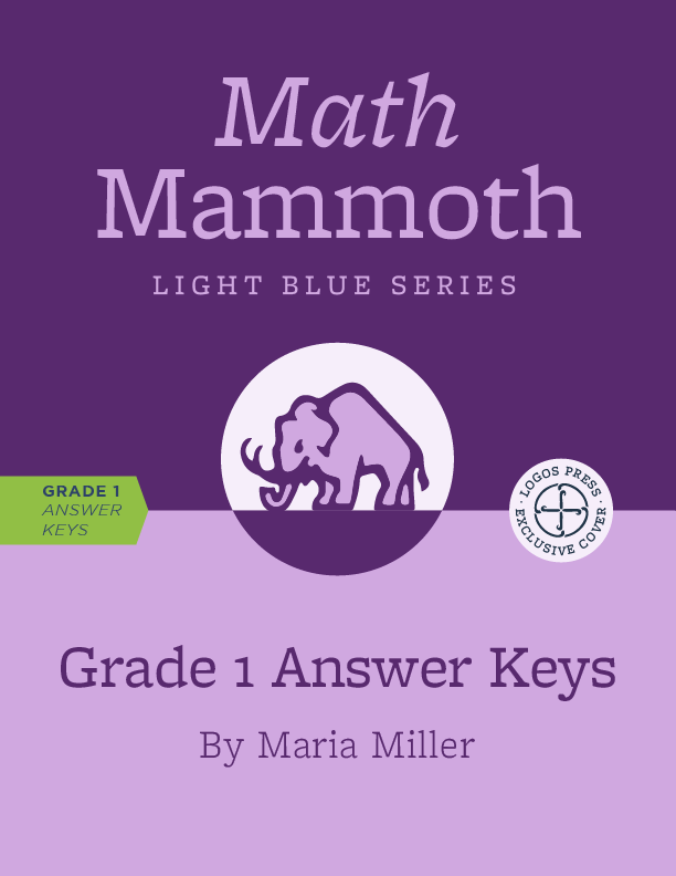 Math Mammoth - Grade 1 – Canon Press