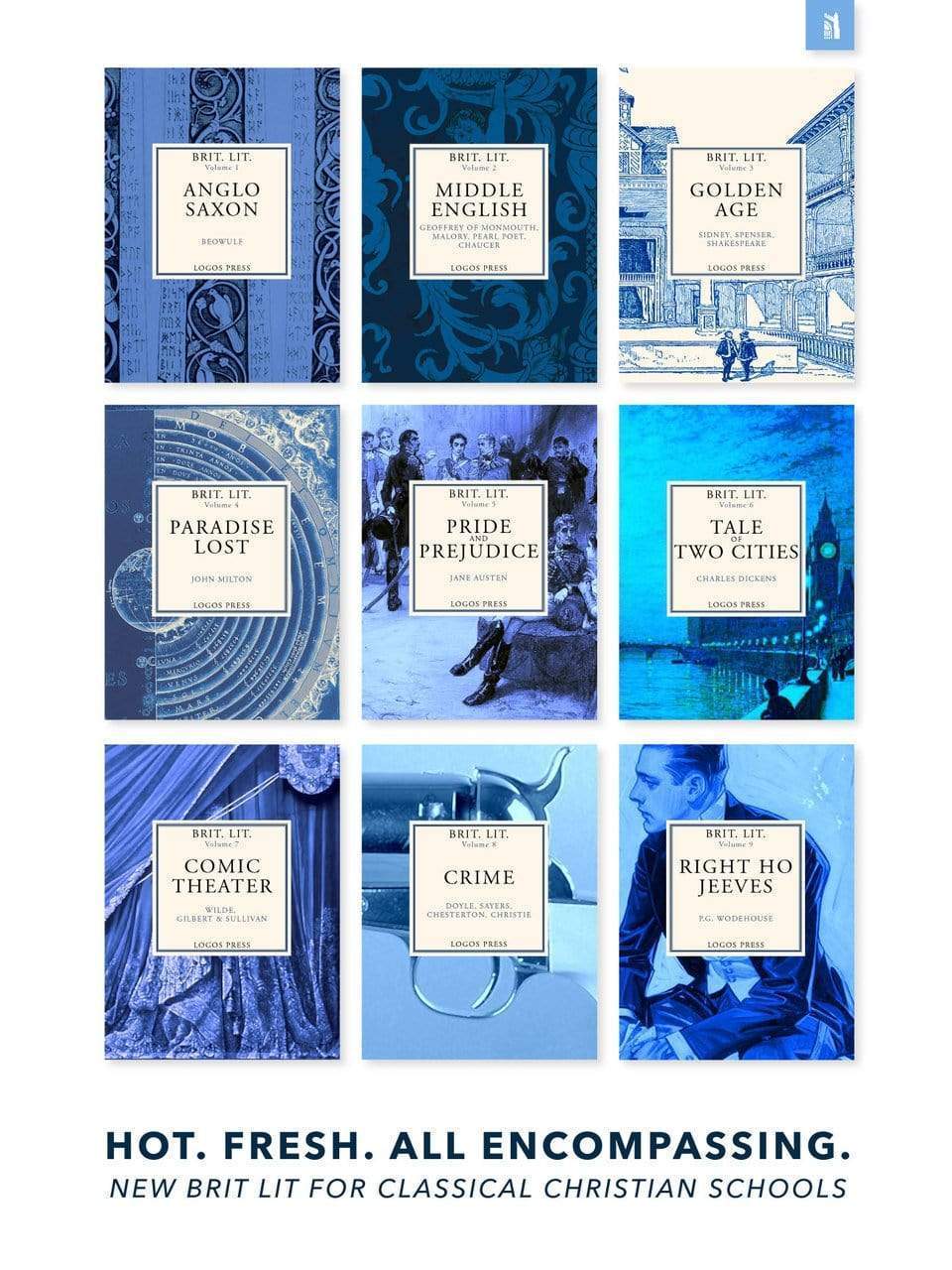 Brit Lit: Volumes 1-10 (includes Poetry Workbook) – Canon Press